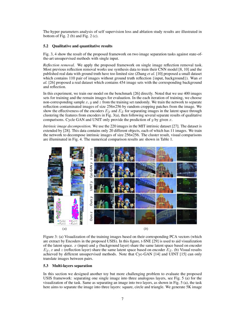 Separate From Observation Unsupervised Single Image Layer Separation Deepai