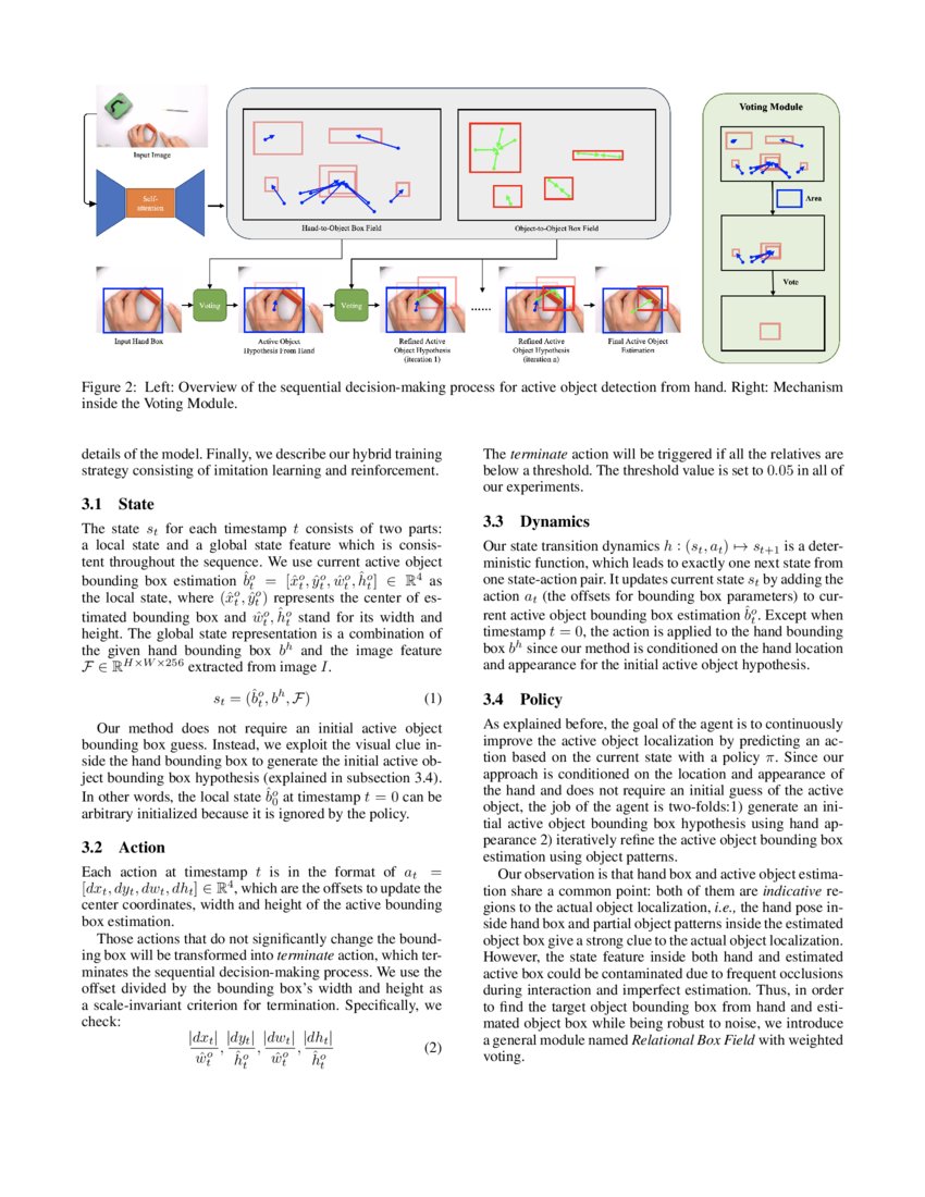 Sequential Decision-Making for Active Object Detection from Hand | DeepAI