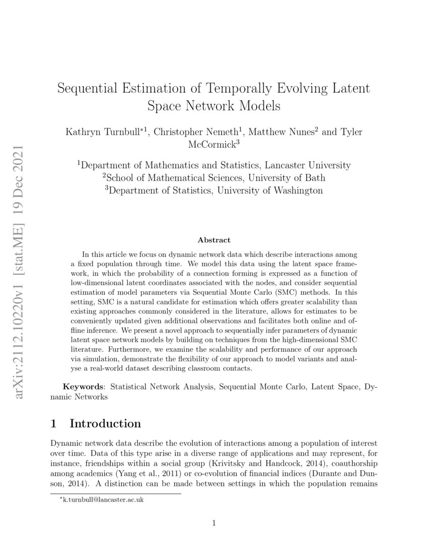 Sequential Estimation Of Temporally Evolving Latent Space Network