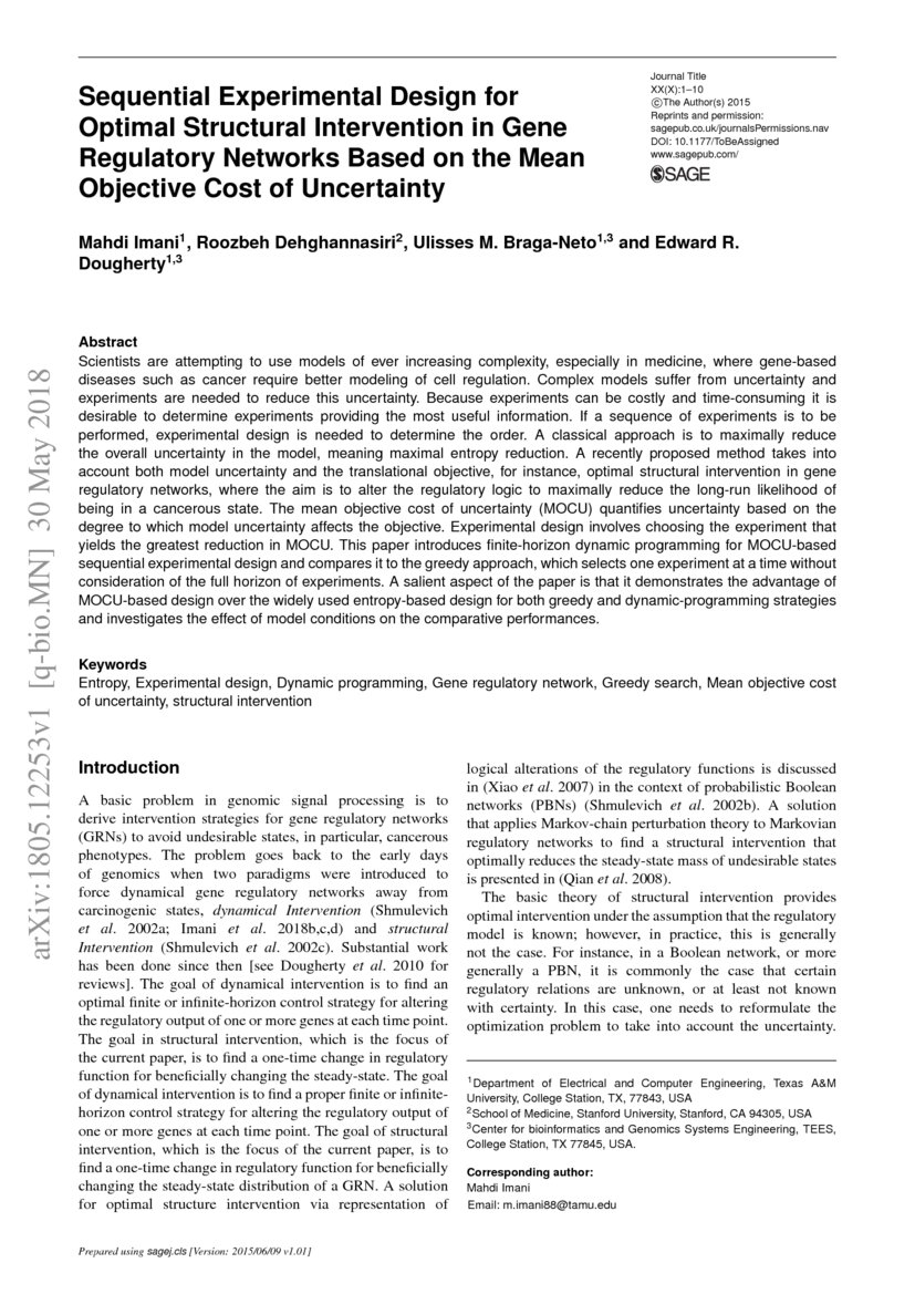 Sequential Experimental Design for Optimal Structural Intervention in ...