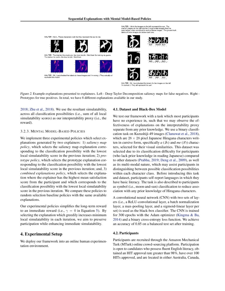 Sequential Explanations with Mental Model-Based Policies | DeepAI
