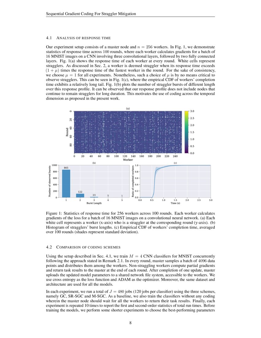 Sequential Gradient Coding For Straggler Mitigation Deepai 