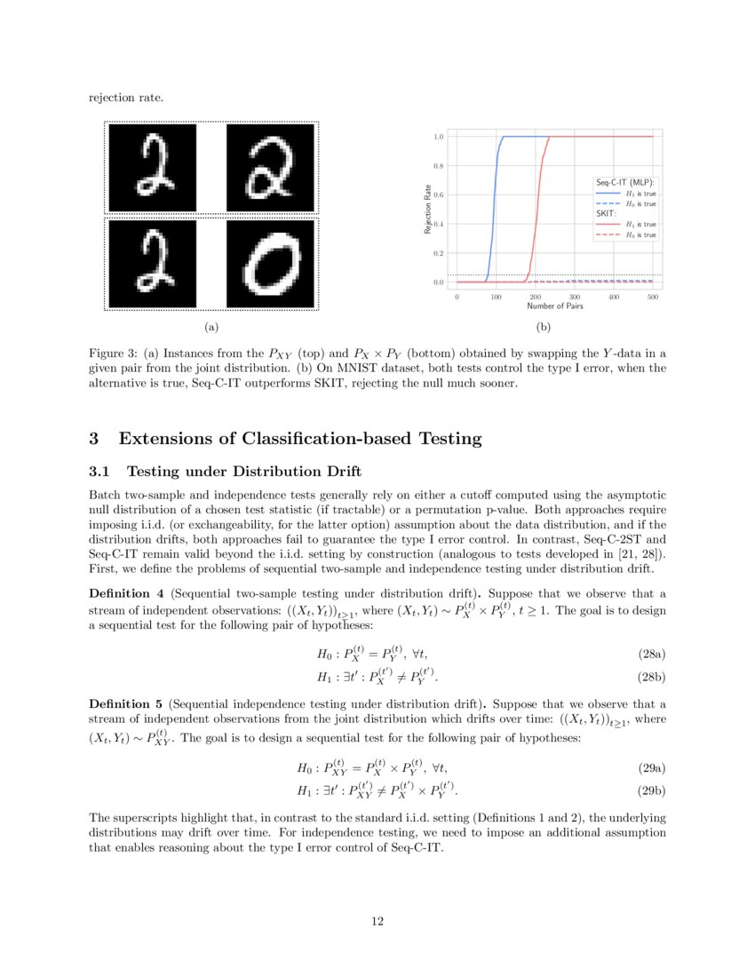 Sequential Predictive Two Sample And Independence Testing Deepai