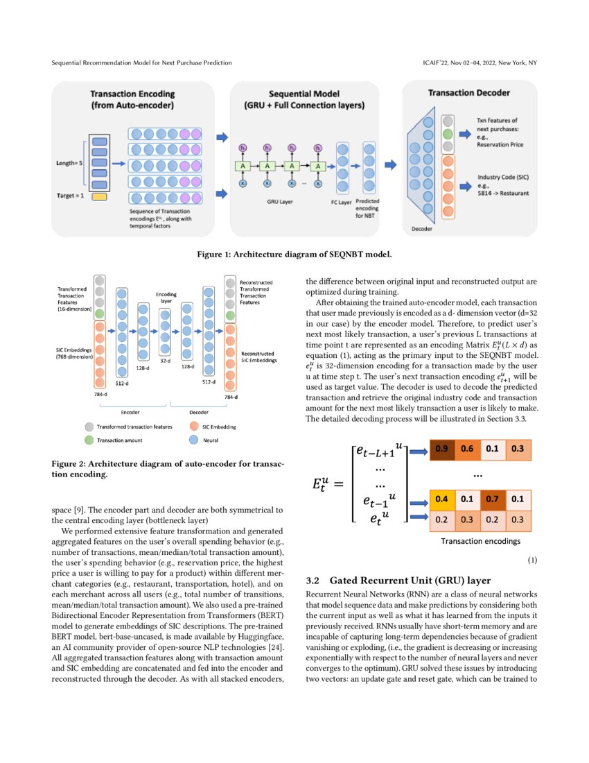 Sequential Recommendation Model for Next Purchase Prediction | DeepAI