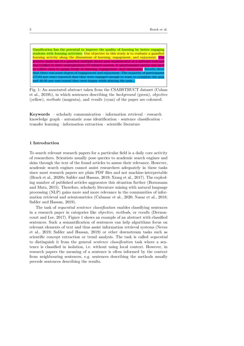 Sequential Sentence Classification in Research Papers using Cross-Domain Multi-Task Learning ...