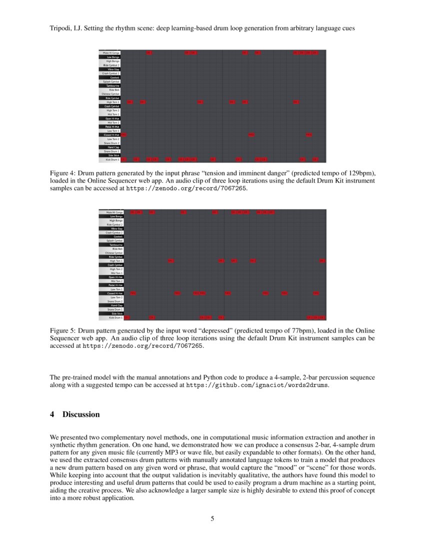 Setting The Rhythm Scene Deep Learning Based Drum Loop Generation From