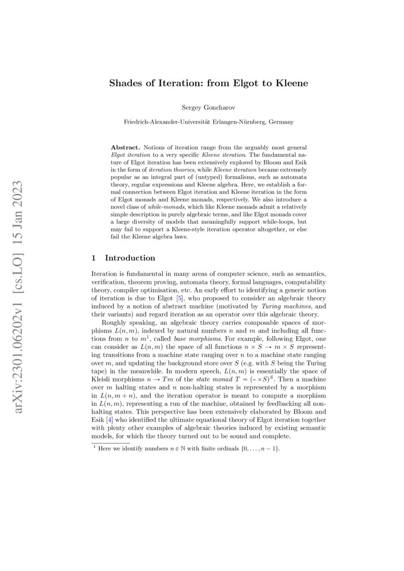 Shades of Iteration: from Elgot to Kleene | DeepAI