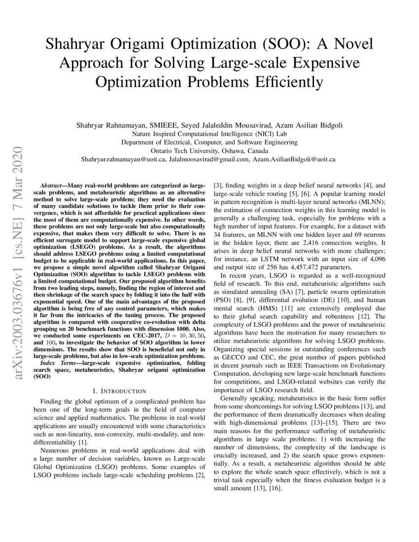 Shahryar Origami Optimization Soo A Novel Approach For Solving Large Scale Expensive