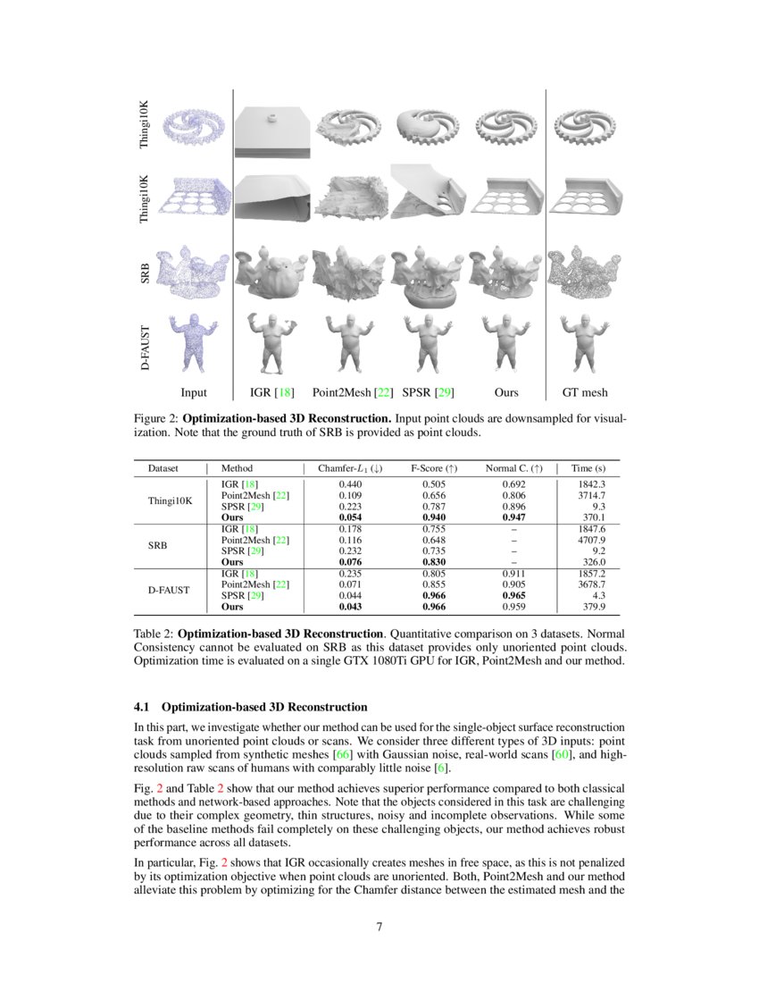 Shape As Points: A Differentiable Poisson Solver | DeepAI