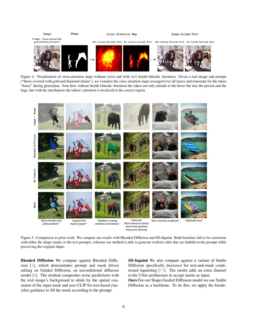 Shape-Guided Diffusion with Inside-Outside Attention | DeepAI