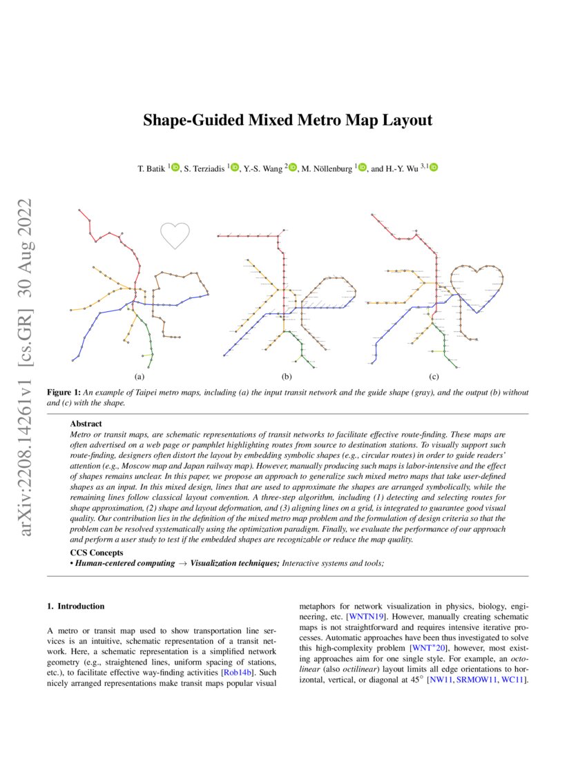 Shape-Guided Mixed Metro Map Layout | DeepAI