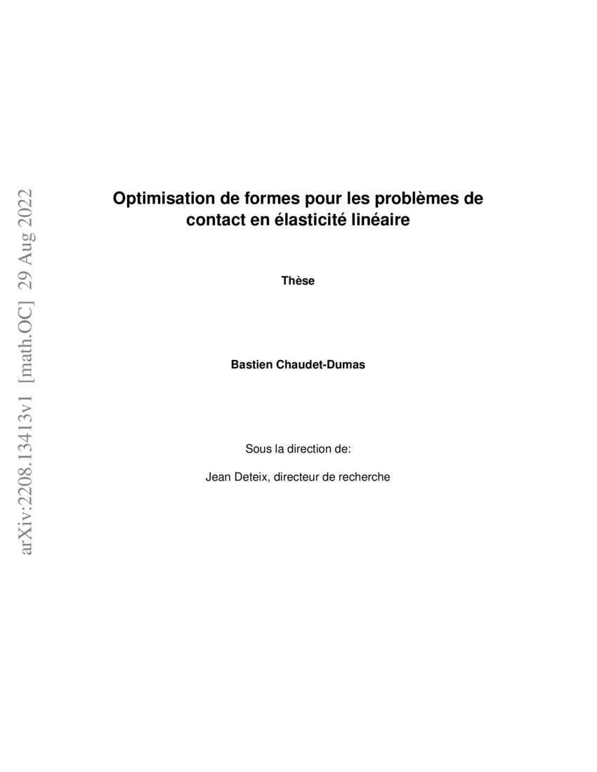 Shape Optimization For Contact Problems In Linear Elasticity Deepai
