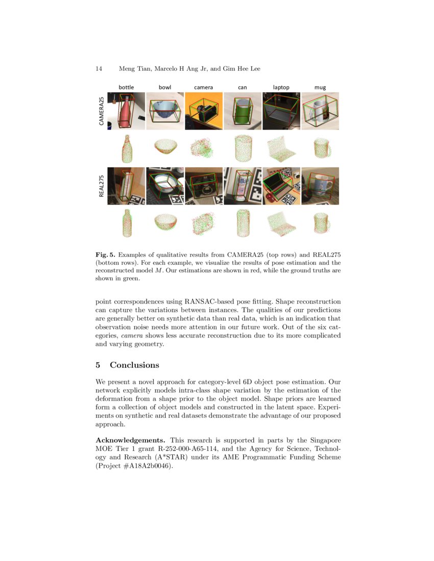 Shape Prior Deformation for Categorical 6D Object Pose and Size ...