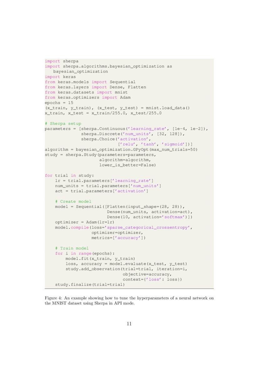 Sherpa: Robust Hyperparameter Optimization for Machine Learning | DeepAI Sherpa: Robust Hyperparameter Optimization for Machine Learning | DeepAI