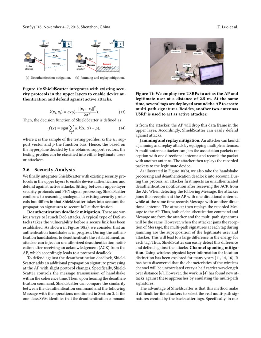 ShieldScatter: Improving IoT Security with Backscatter Assistance | DeepAI