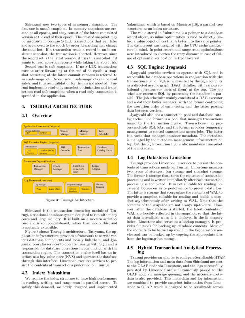 Shirakami: A Hybrid Concurrency Control Protocol for Tsurugi Relational Database System | DeepAI