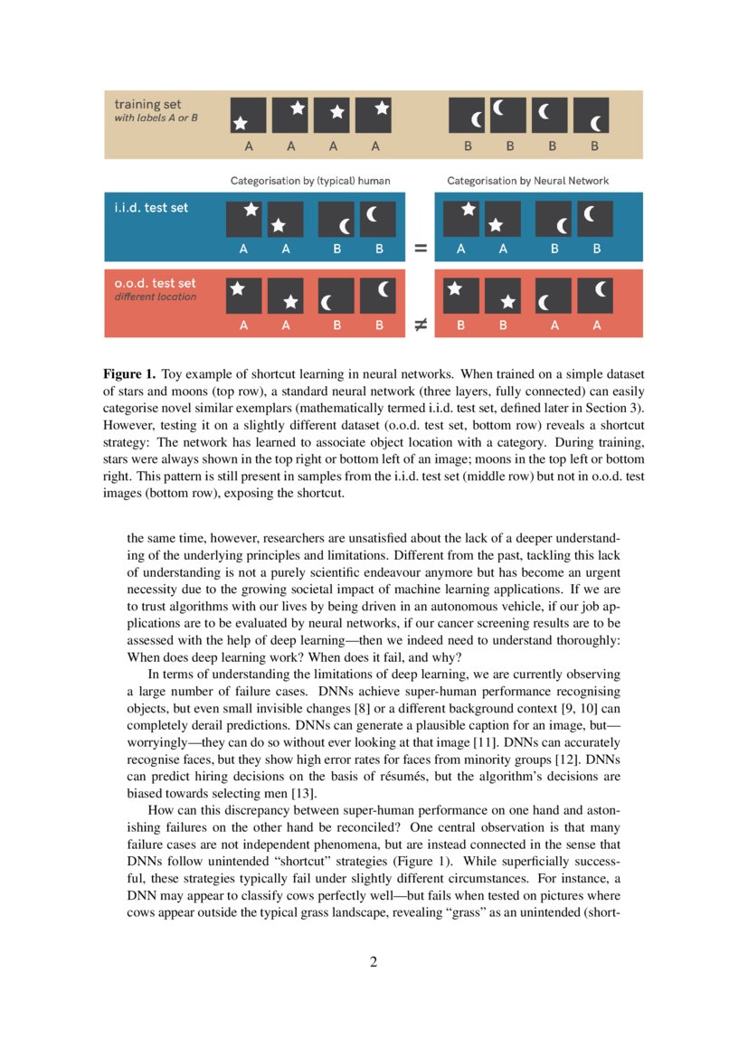 Shortcut Learning In Deep Neural Networks Deepai