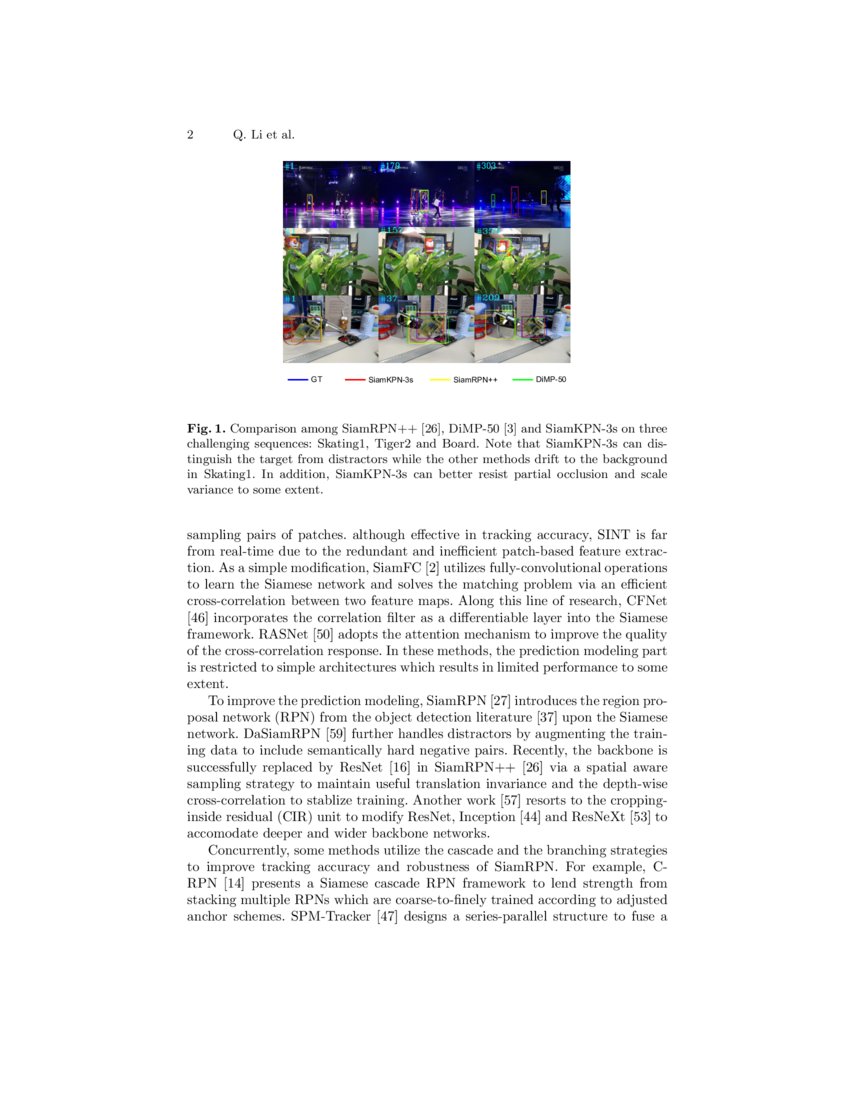 Siamese Keypoint Prediction Network For Visual Object Tracking Deepai