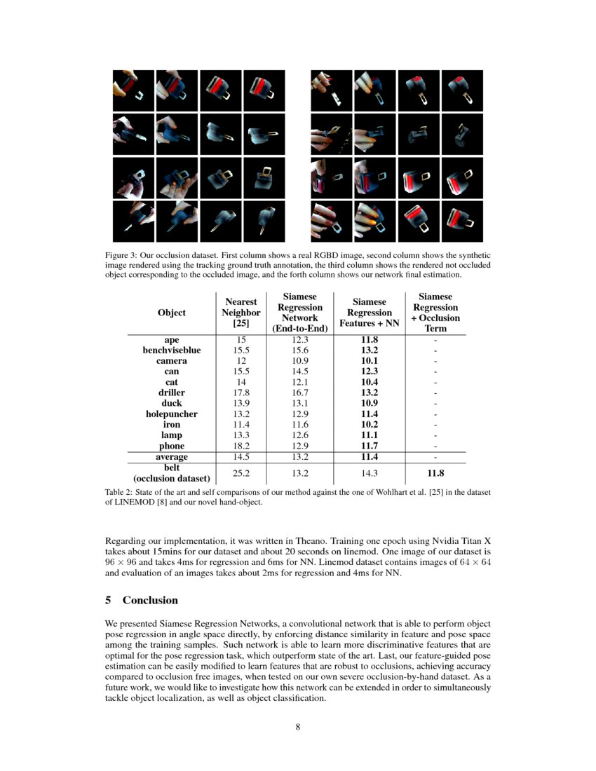 Siamese Regression Networks With Efficient Mid Level Feature Extraction For 3d Object Pose