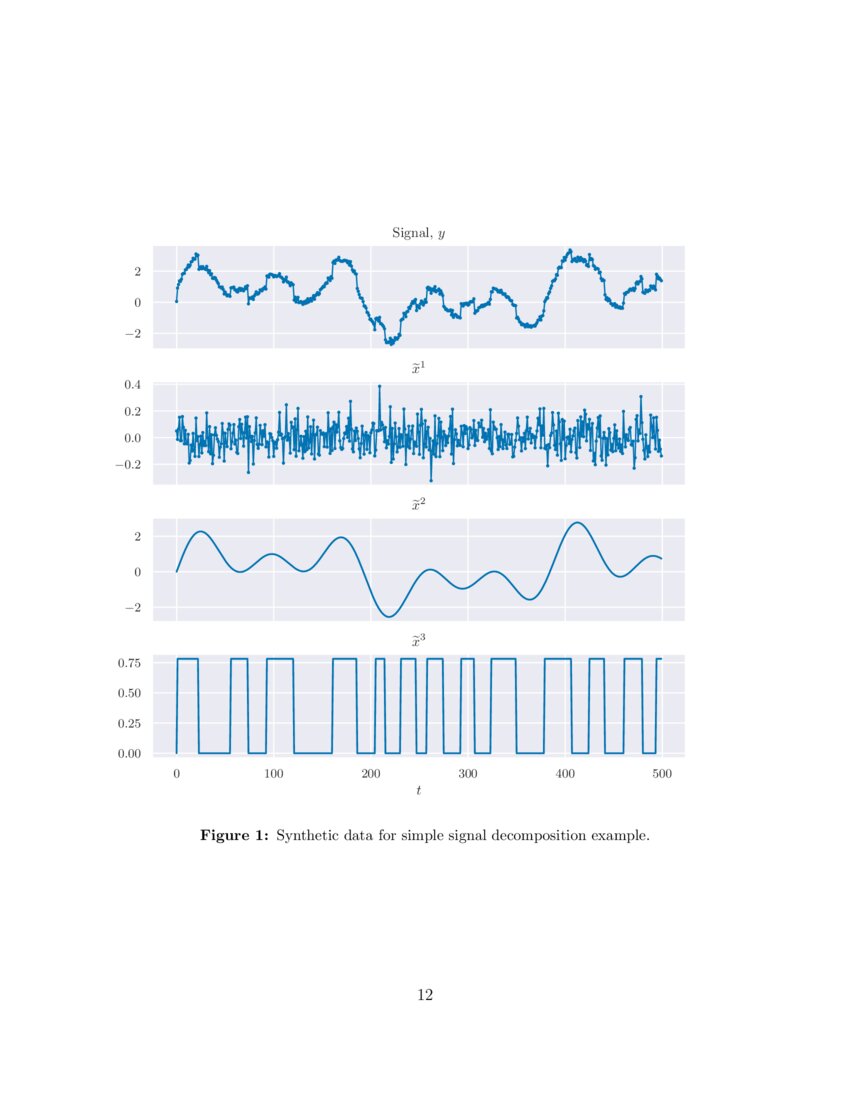 Signal Decomposition Using Masked Proximal Operators Deepai 