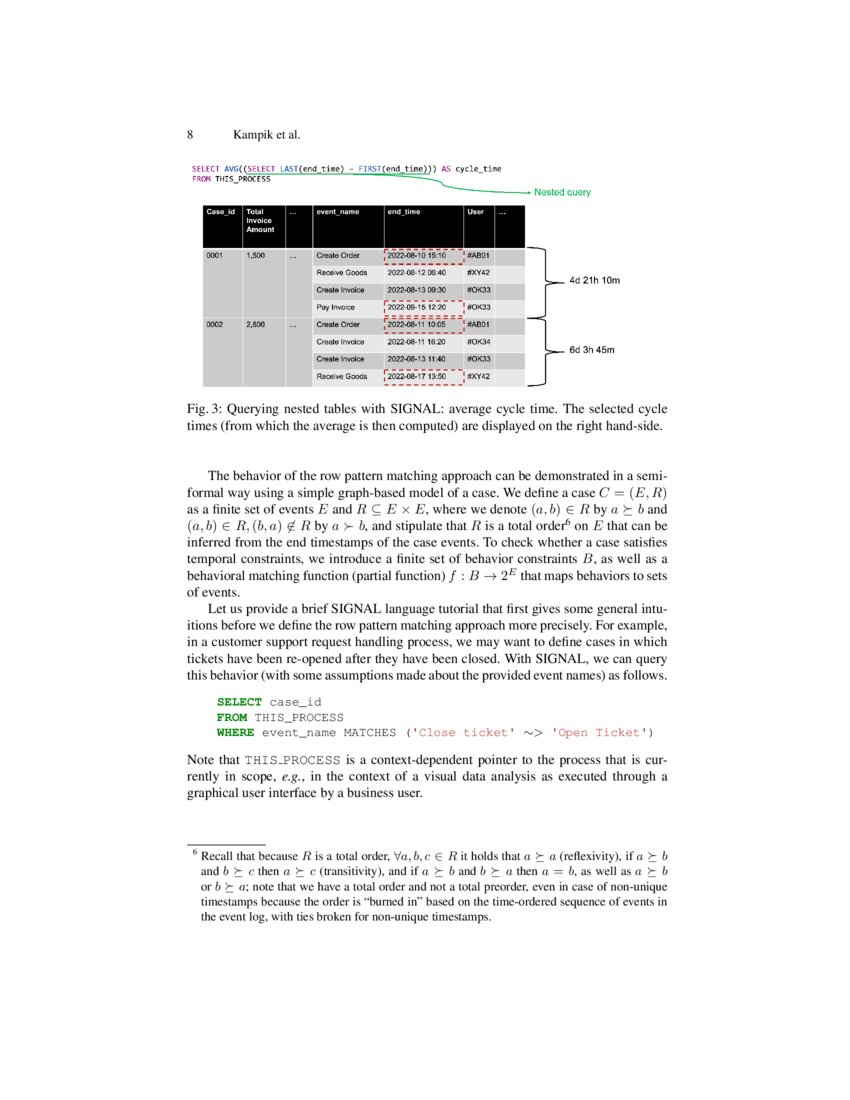 SIGNAL – The SAP Signavio Analytics Query Language | DeepAI