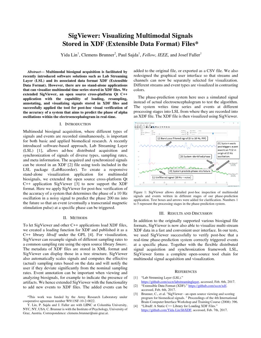 SigViewer: Visualizing Multimodal Signals Stored in XDF (Extensible ...