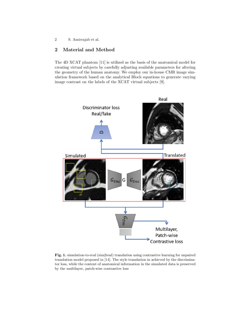 sim2real: Cardiac MR Image Simulation-to-Real Translation via ...