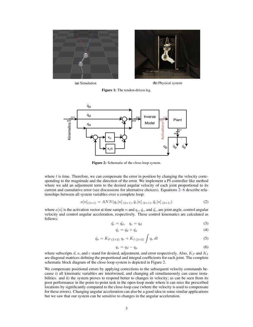 Simple Kinematic Feedback Enhances Autonomous Learning in Bio-Inspired ...
