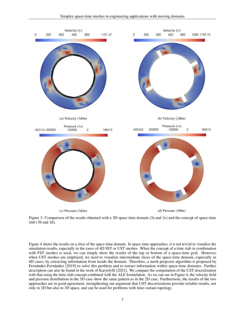 Simplex space-time meshes in engineering applications with moving ...