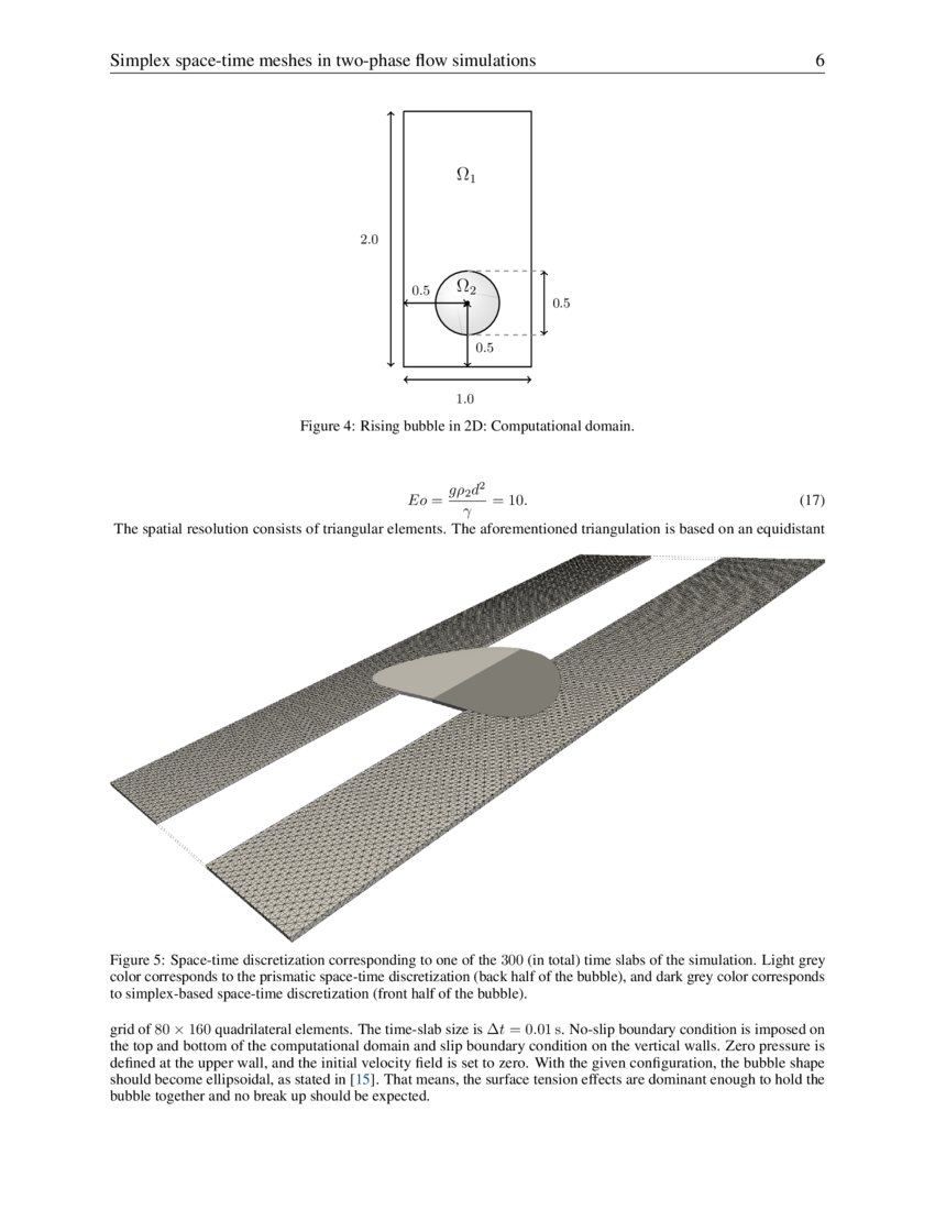 Simplex space-time meshes in two-phase flow simulations | DeepAI