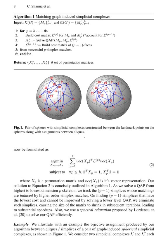 Simplicial Complex based Point Correspondence between Images warped ...