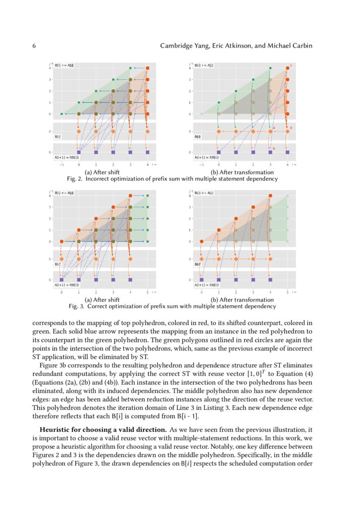 Simplifying Multiple-Statement Reductions with the Polyhedral Model | DeepAI