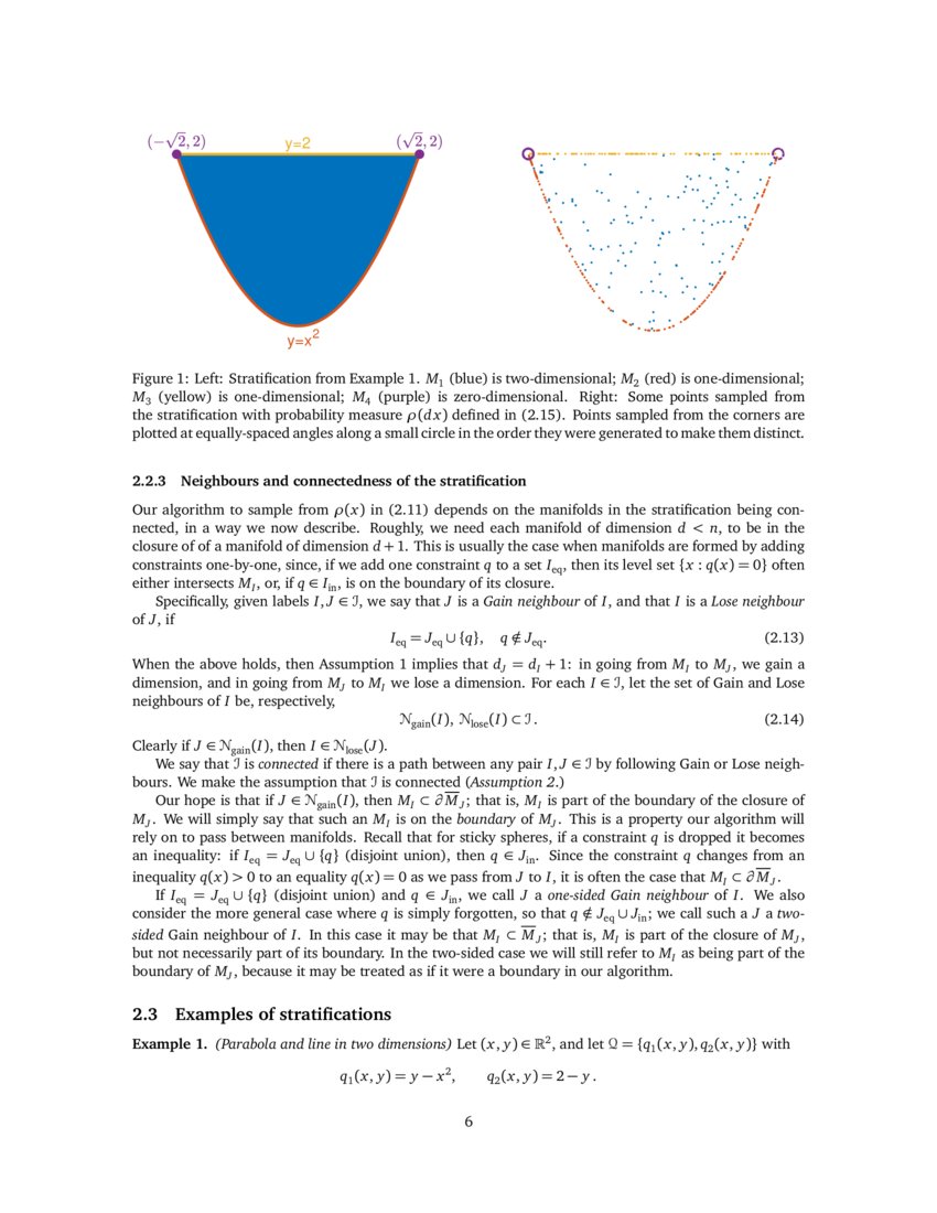 Simulating sticky particles: A Monte Carlo method to sample a ...