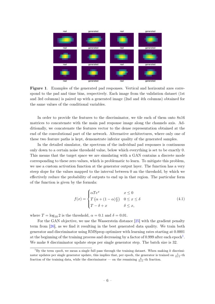 Simulating the Time Projection Chamber responses at the MPD detector using Generative ...