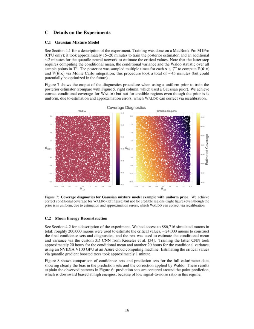 Simulation-Based Inference with WALDO: Perfectly Calibrated Confidence Regions Using Any ...