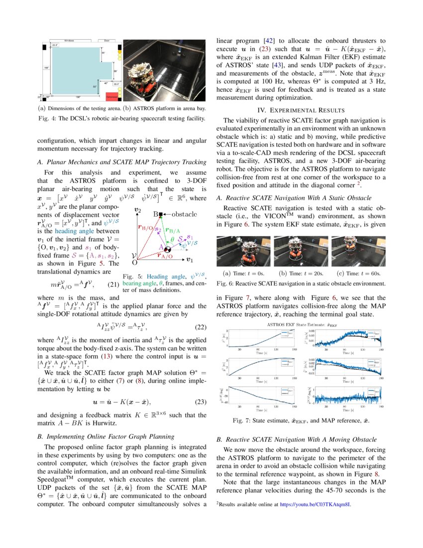 Simultaneous Control And Trajectory Estimation For Collision Avoidance