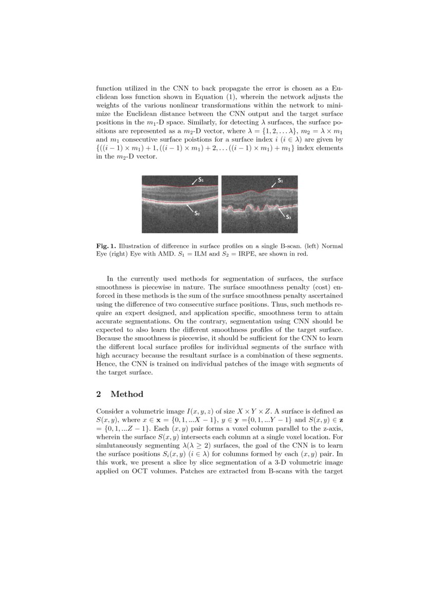 Simultaneous Multiple Surface Segmentation Using Deep Learning | DeepAI