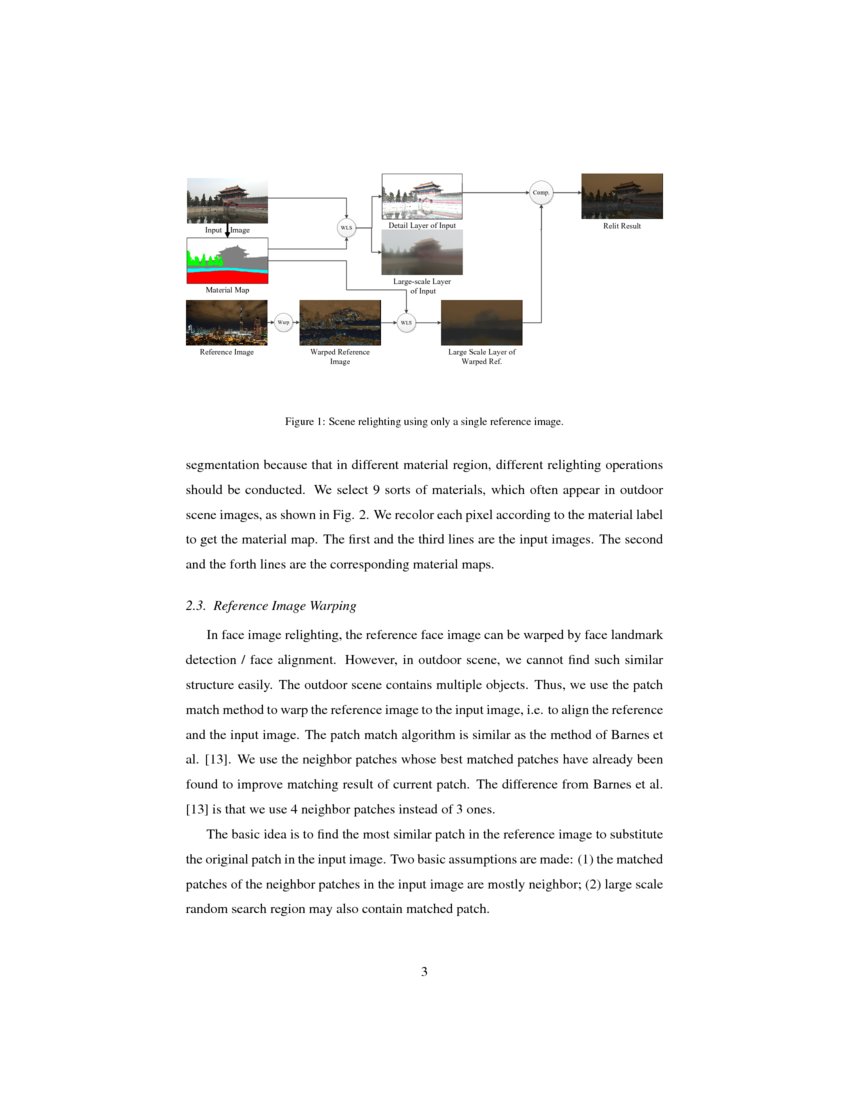 Single Reference Image based Scene Relighting via Material Guided Filtering | DeepAI