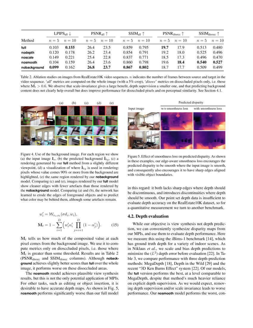 Single-View View Synthesis with Multiplane Images | DeepAI
