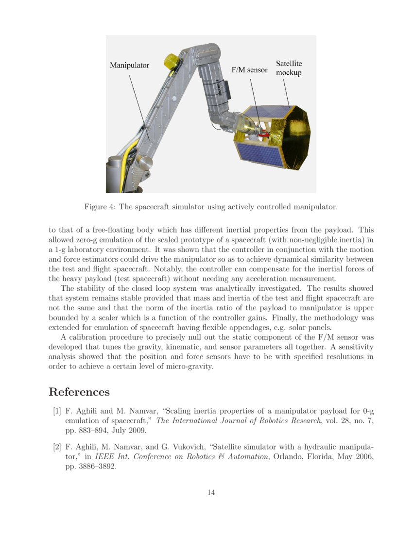 Six Dof Spacecraft Dynamics Simulator For Testing Translation And 4637
