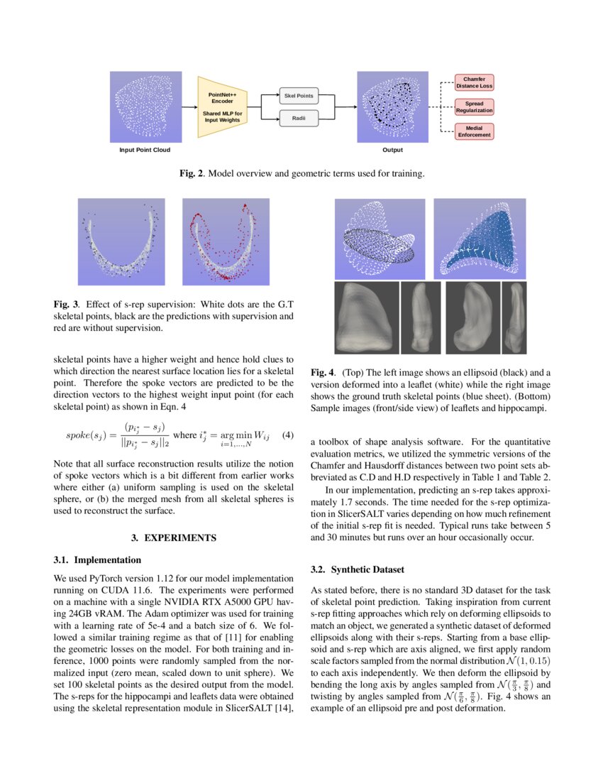 Skeletal Point Representations with Geometric Deep Learning | DeepAI