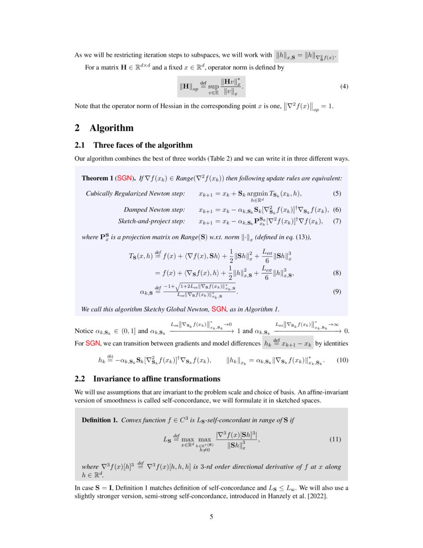 Sketch-and-Project Meets Newton Method: Global 𝒪(k^-2) Convergence with ...