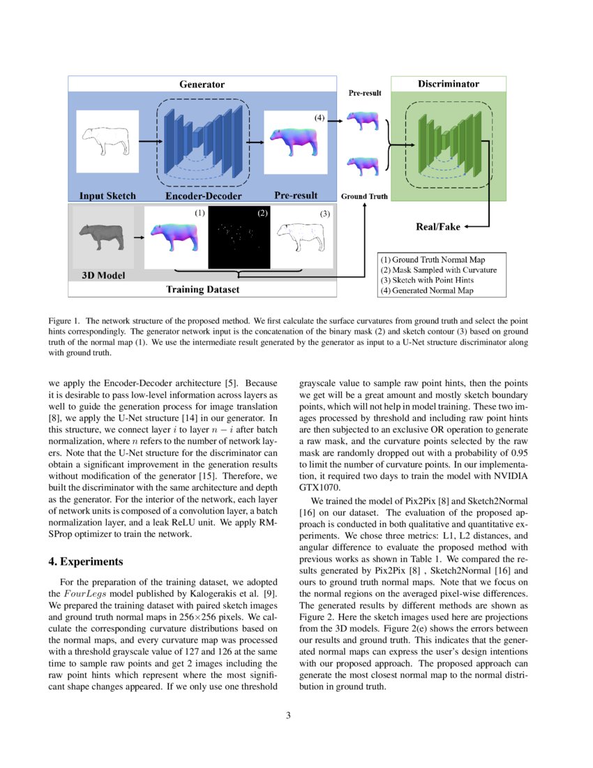 Sketch-based Normal Map Generation with Geometric Sampling | DeepAI