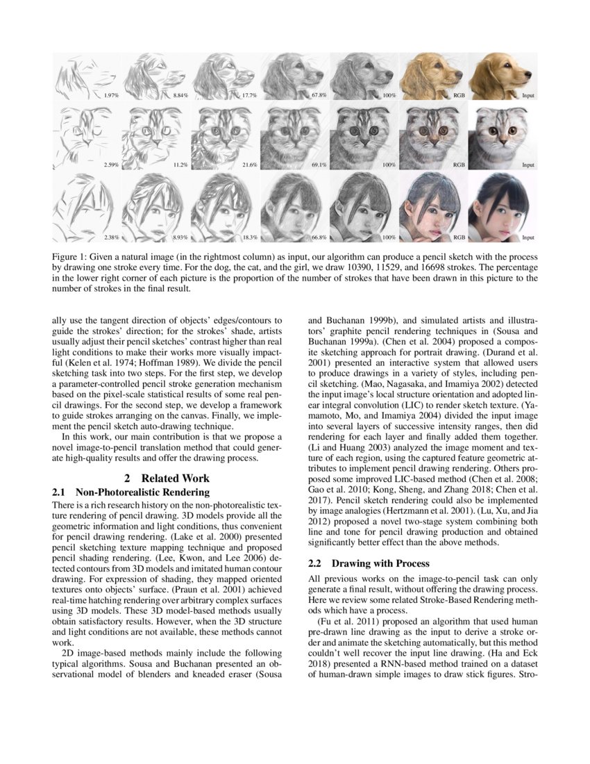 Sketch Generation with Drawing Process Guided by Vector Flow and ...