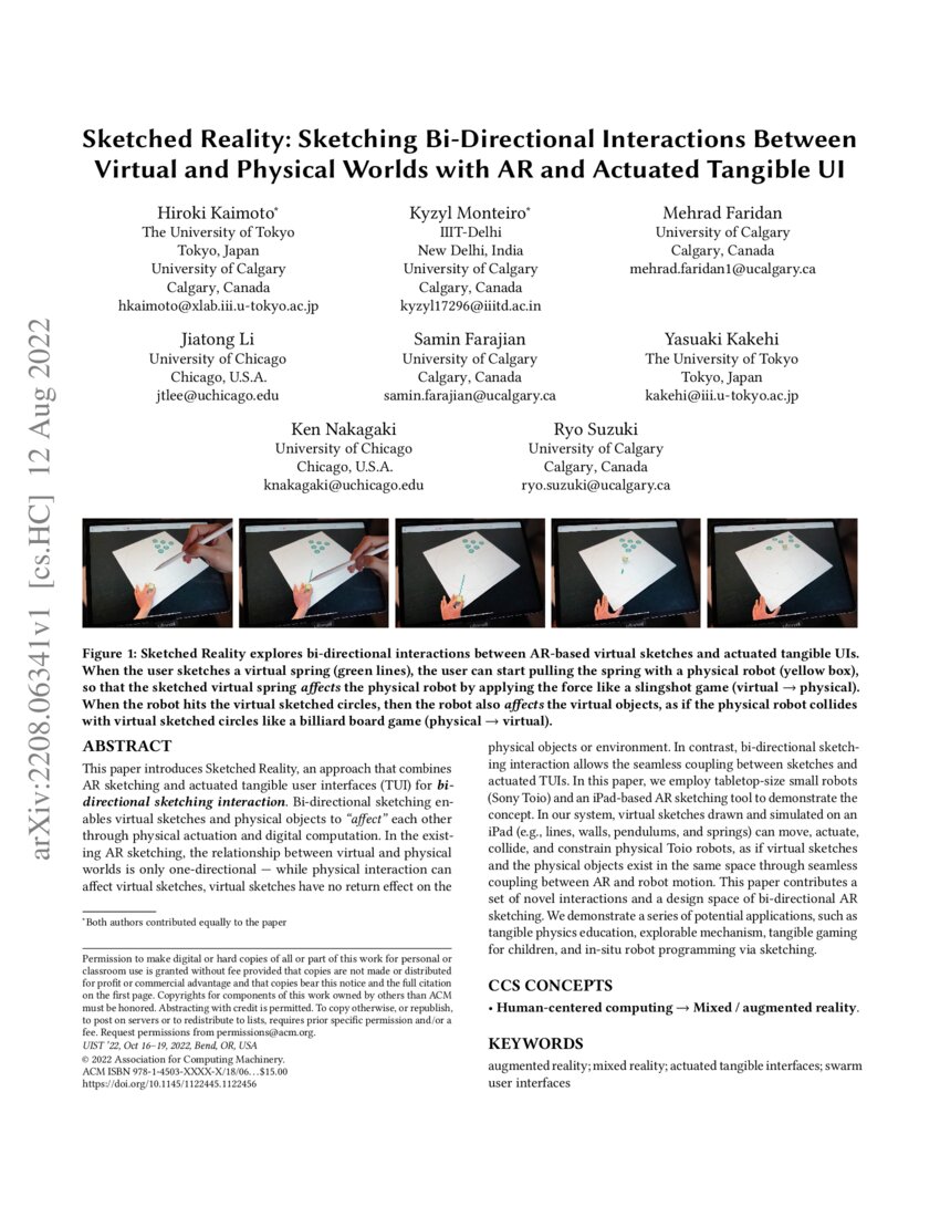 Sketched Reality Sketching Bi Directional Interactions Between Virtual And Physical Worlds With