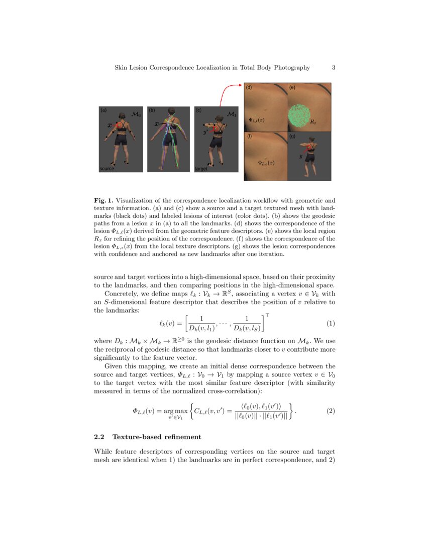 Skin Lesion Correspondence Localization In Total Body Photography Deepai