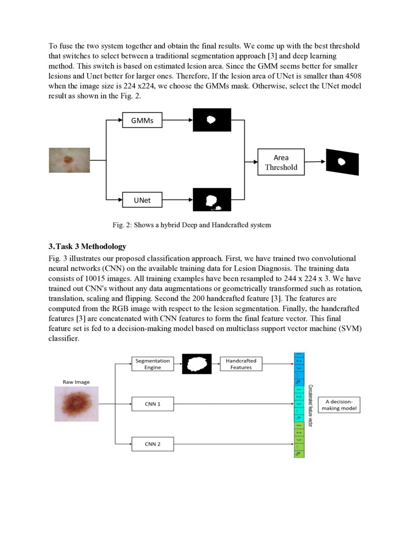 Skin Lesion Segmentation And Classification For Isic 2018 By Combining