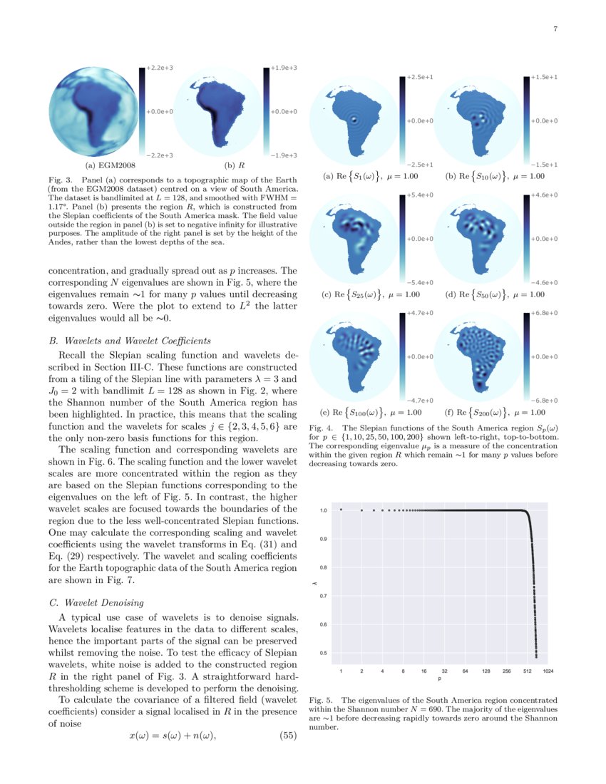 Slepian Scale-Discretised Wavelets on the Sphere | DeepAI