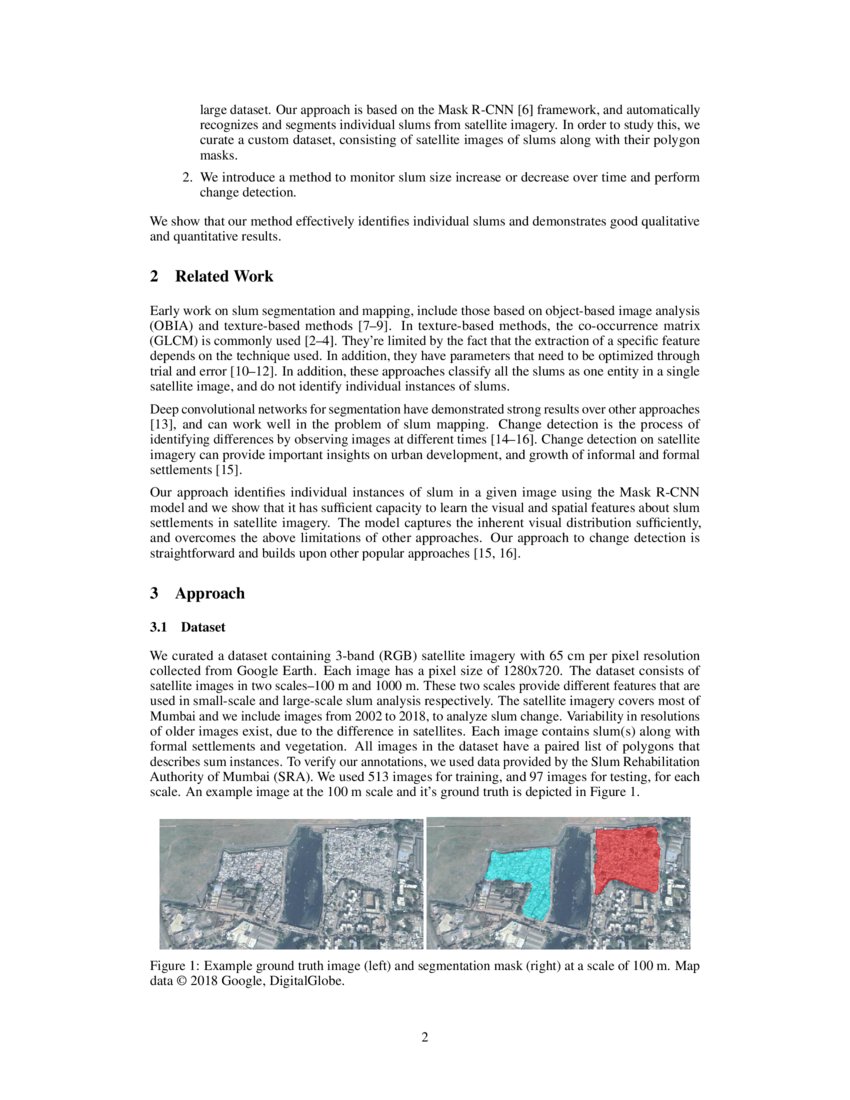 Slum Segmentation and Change Detection : A Deep Learning Approach | DeepAI