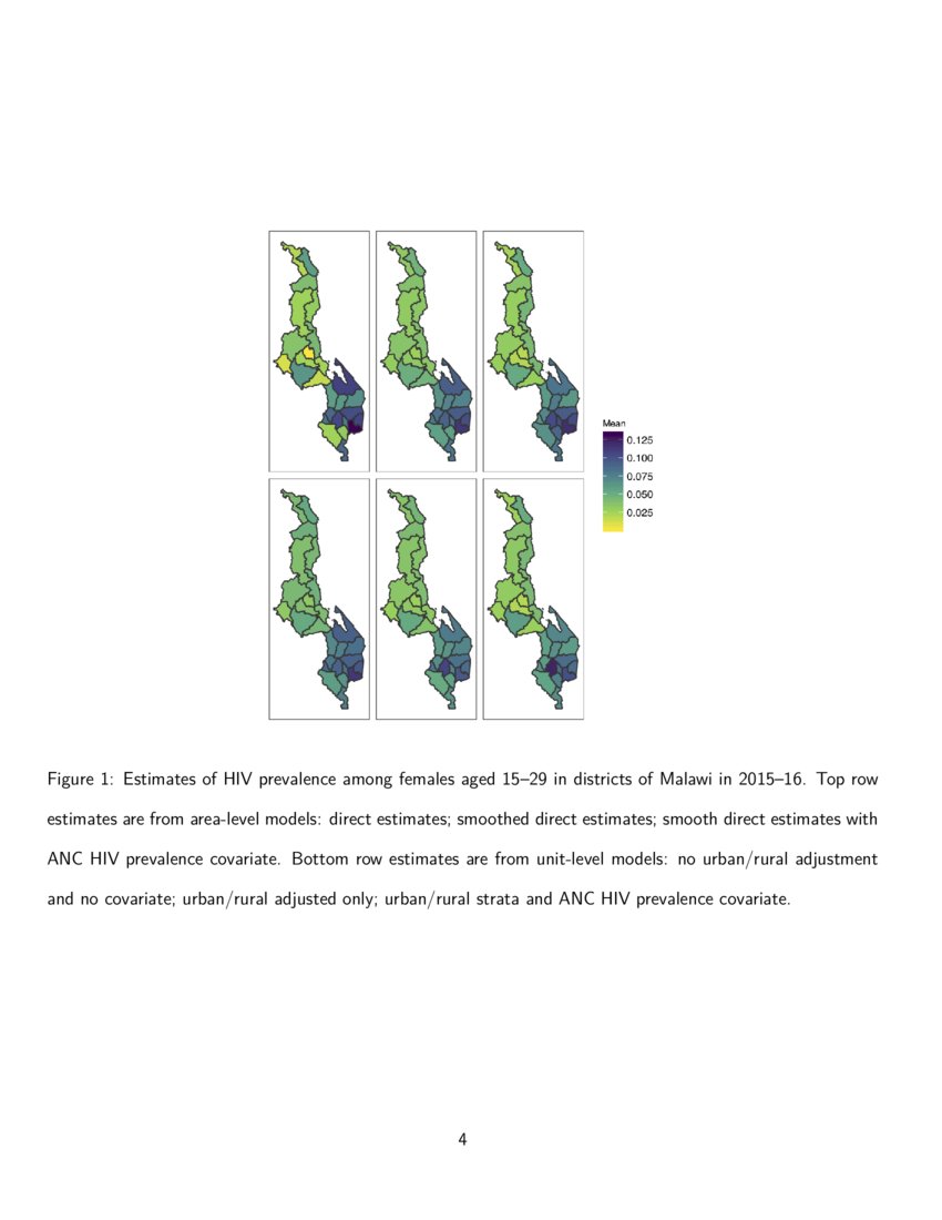 Small Area Estimation Of Health Outcomes Deepai